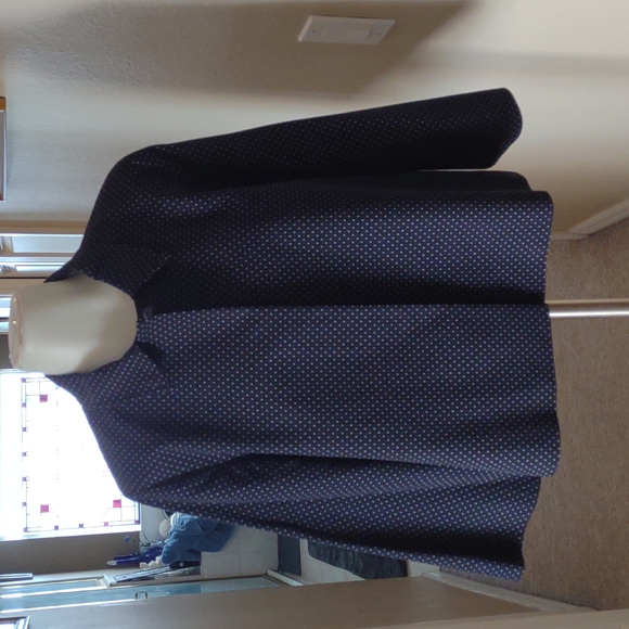 Pendleton | Jackets & Coats | Pendleton Woman Navy White Polka Dot Cape ...